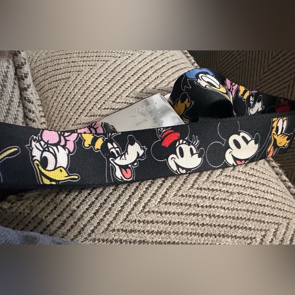 Disney | Other | Disney Black Mickey Mouse Belt Adjustable | Poshmark